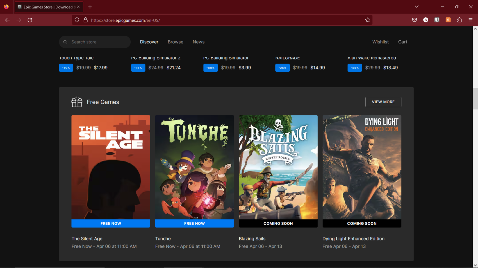 Free Game Downloads From Epic Games - Catch The Freebie